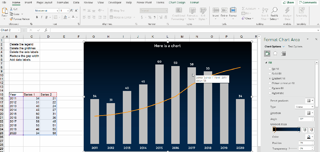 How to make Excel charts look pretty – Jessica Manipon